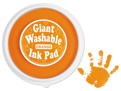 Giant Washable Color Ink Pad - Orange at Lakeshore Learning