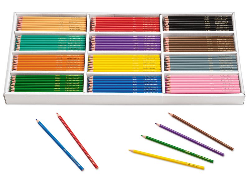 Best-Buy Colored Pencils - 12-Color Box at Lakeshore Learning
