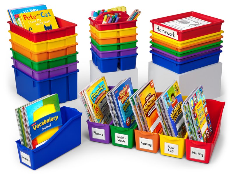 Classic Classroom Storage Bin Bundle at Lakeshore Learning