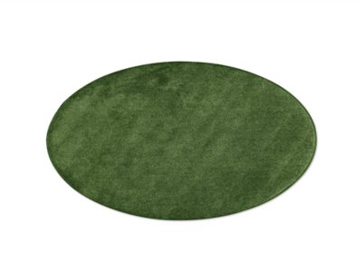 Comfy Round Classroom Carpet - 6' Diameter - Forest Green at Lakeshore ...