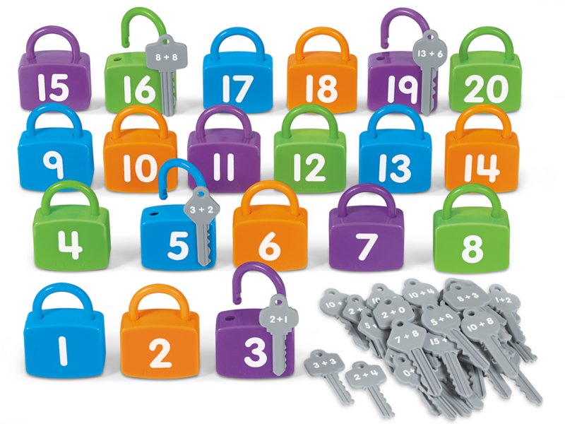 Addition Learning Locks at Lakeshore Learning