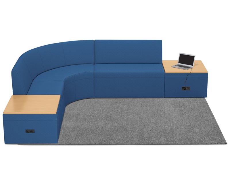 Flex-Space Comfy Couch Powered Table Zone at Lakeshore Learning