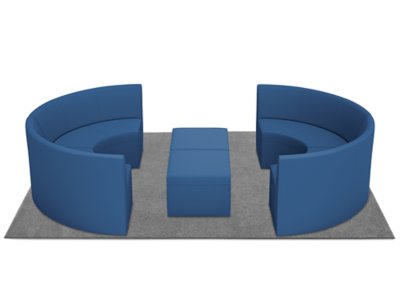 Modern Edge Curved Couch Gathering Zone at Lakeshore Learning
