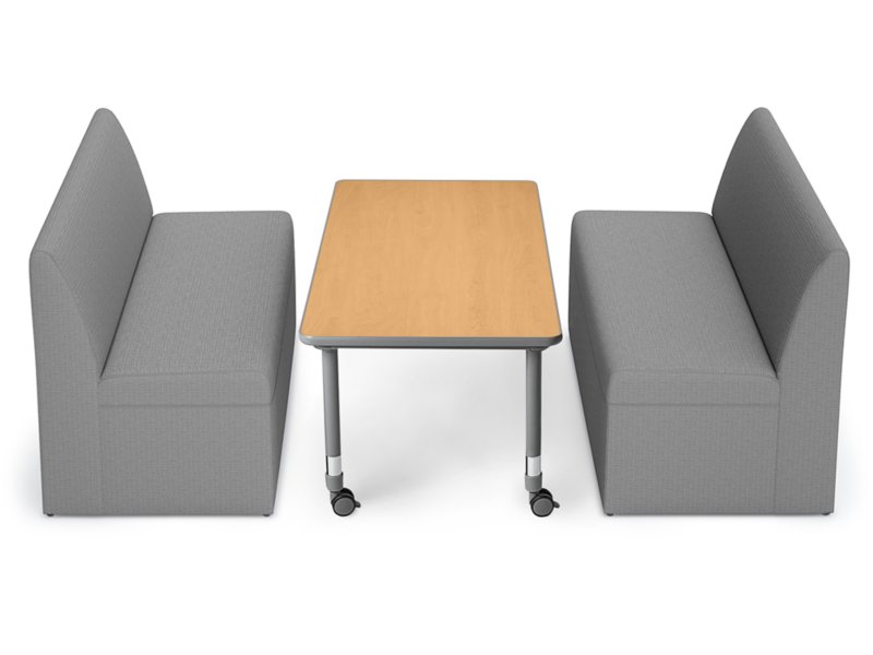 Flex-Space Engage Couch Table Zone - Slate Gray at Lakeshore Learning