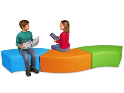Flex-Space Comfy Curved Seat at Lakeshore Learning