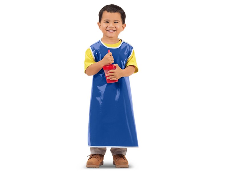 Heavy-Duty Toddler Vinyl Paint Smock at Lakeshore Learning