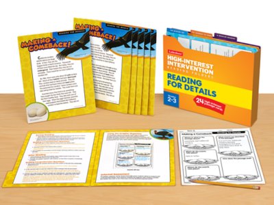 Reading for Details High-Interest Intervention Reading Folders - Gr. 2 ...