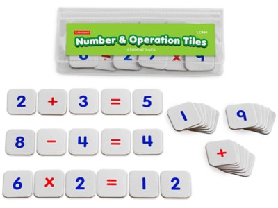 Number & Operation Tiles Student Pack at Lakeshore Learning