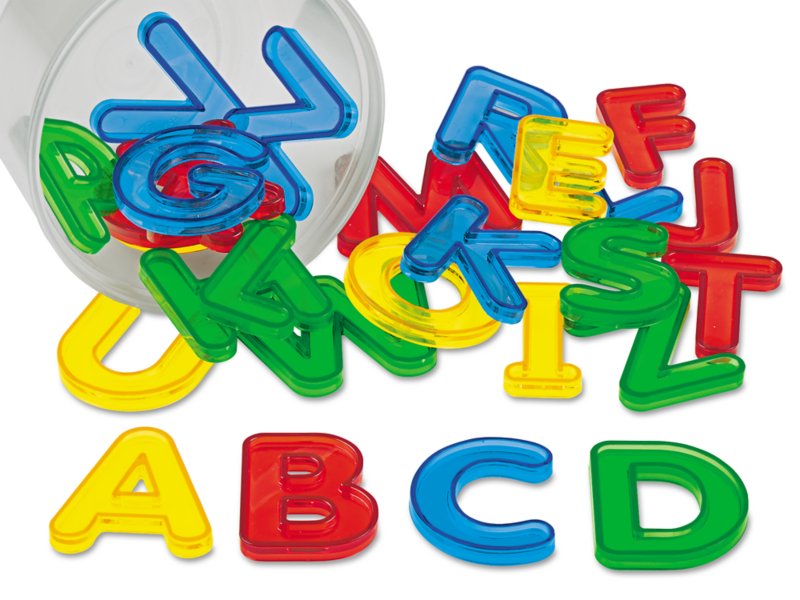 Translucent Letters at Lakeshore Learning