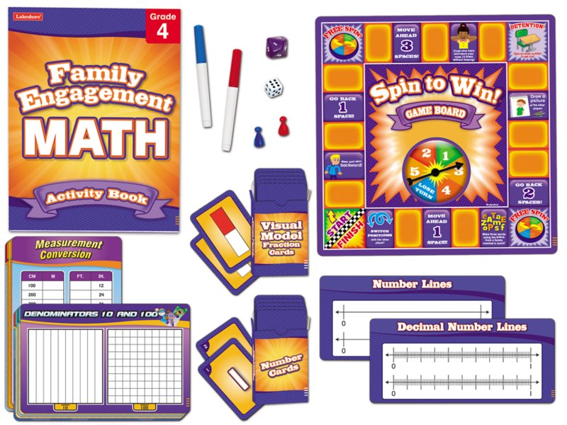Family Engagement Math Pack - Gr. 4 at Lakeshore Learning