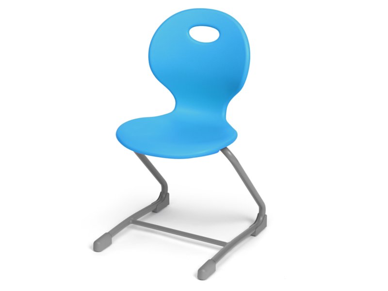 Flex-Space Ergo Bounce Cantilever Chair - 17 1/2" - Blue at Lakeshore ...