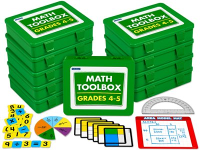 Math Manipulative Toolbox - Gr. 4-5 at Lakeshore Learning