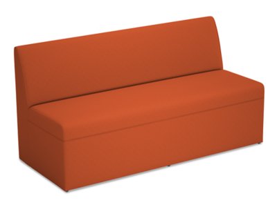 Flex-Space Engage Modular Couch for Three - Autumn Orange at Lakeshore ...
