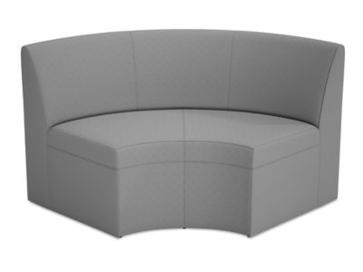 Flex-Space Engage Modular Curved Couch - Slate Gray at Lakeshore Learning