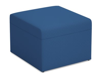 Modern Edge Modular Ottoman - Midnight Blue at Lakeshore Learning