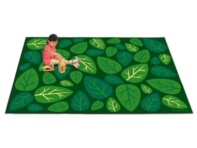 Natural Accents Leaves Classroom Carpet - 6' x 9' at Lakeshore Learning