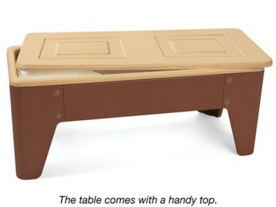Toddler Two-Station Sand & Water Table - Natural Colors at Lakeshore ...