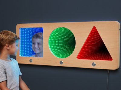 Color-Changing Infinity Mirror at Lakeshore Learning