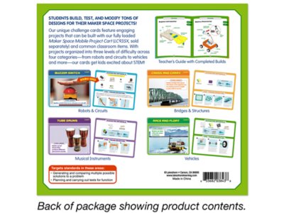 Maker Space Project Cards at Lakeshore Learning