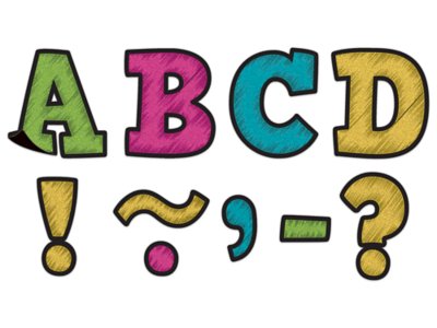 Punch-Out Letters | Classroom Bulletin Board Decor | Lakeshore®