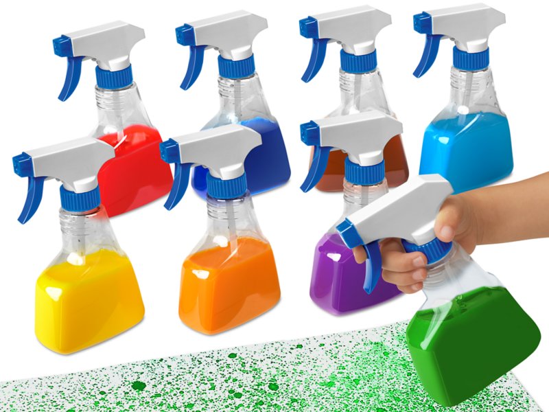 Spray Bottles - Set of 8 at Lakeshore Learning