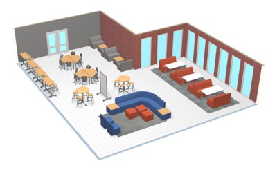 Learning Commons Layout | Lakeshore® Furniture