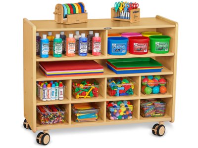 Flex-Space Jr.® Mobile Holds-It-All Storage Unit at Lakeshore Learning