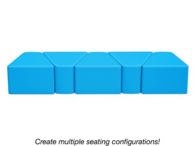 Flex-Space Comfy Wedge Lounge Seat - Blue at Lakeshore Learning