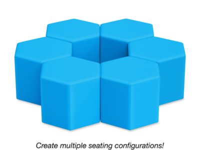 Flex-Space Comfy Hex Lounge Seat at Lakeshore Learning