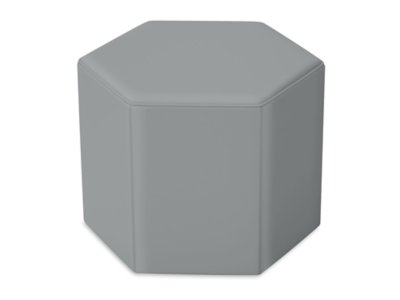 Flex-Space Comfy Hex Lounge Seat - Gray at Lakeshore Learning