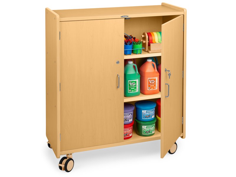 Flex-Space Jr.® Mobile Locking Storage Cabinet at Lakeshore Learning