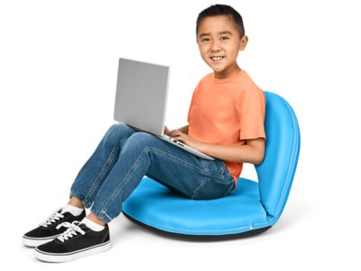 Flex-Space Premium Floor Seat - Blue at Lakeshore Learning