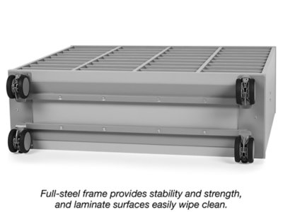 Flex-Space Mobile Student Work Organizer - Gray at Lakeshore Learning
