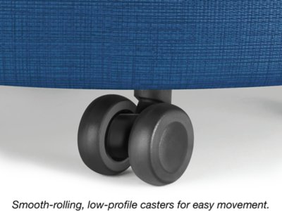 Modern Edge Mobile Wedge Lounge Seat - Autumn Orange at Lakeshore Learning