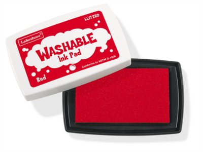 Lakeshore Washable Ink Pad - Red at Lakeshore Learning