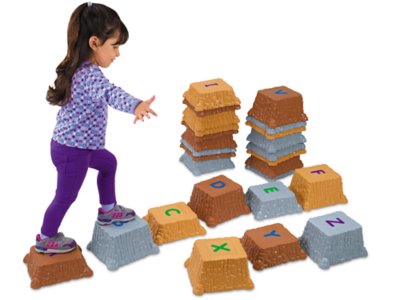 Giant Alphabet Stepping-Stones at Lakeshore Learning