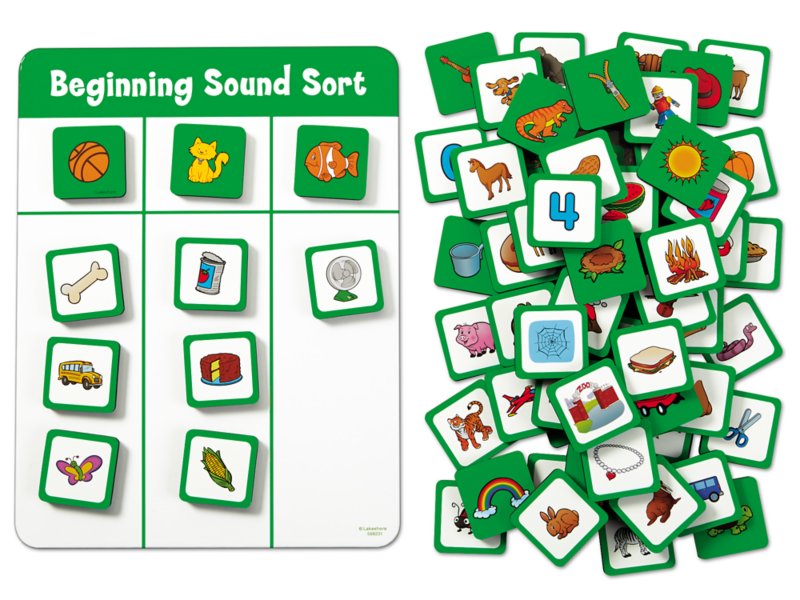 Beginning Sounds Magnetic Sorting Board at Lakeshore Learning