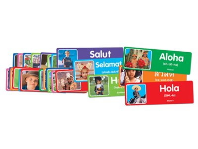 Hello from Around the World! Bulletin Board Set at Lakeshore Learning