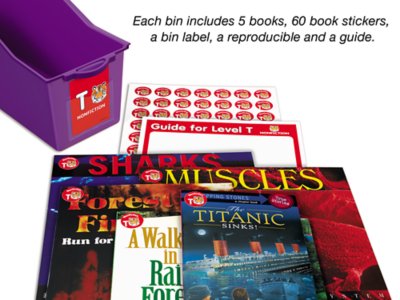 Upper Grades Nonfiction Leveled Books Classroom Library - Book Bin Set ...