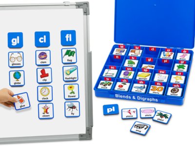 Blends & Digraphs Magnetic Sorting Tiles at Lakeshore Learning