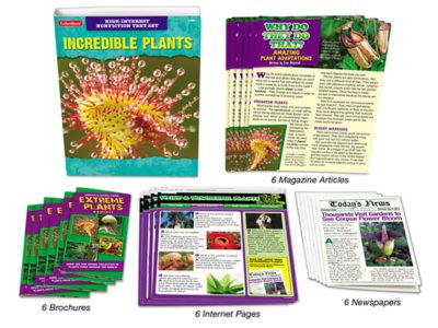 Incredible Plants High-Interest Nonfiction Text Set at Lakeshore Learning