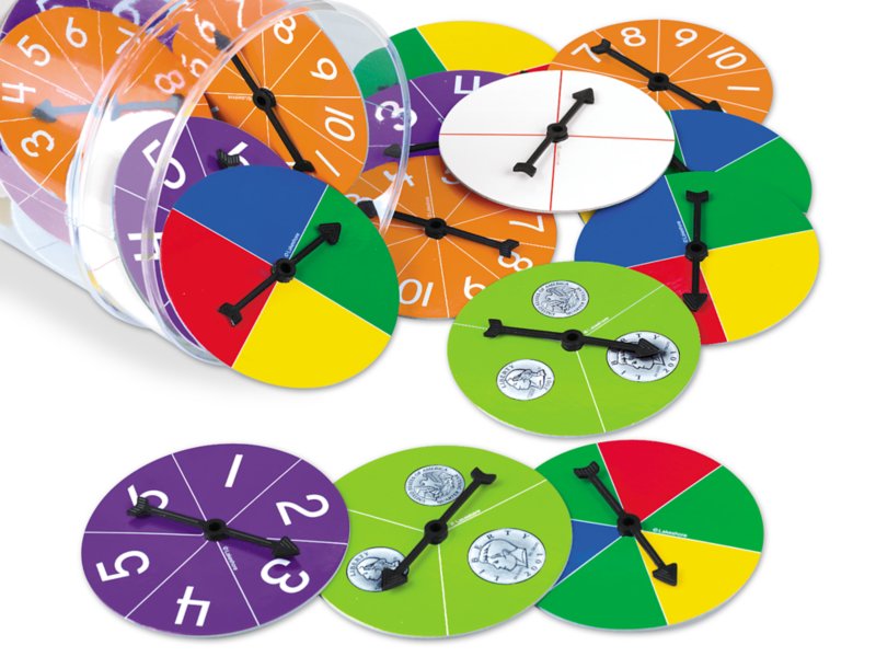 Probability Spinners at Lakeshore Learning