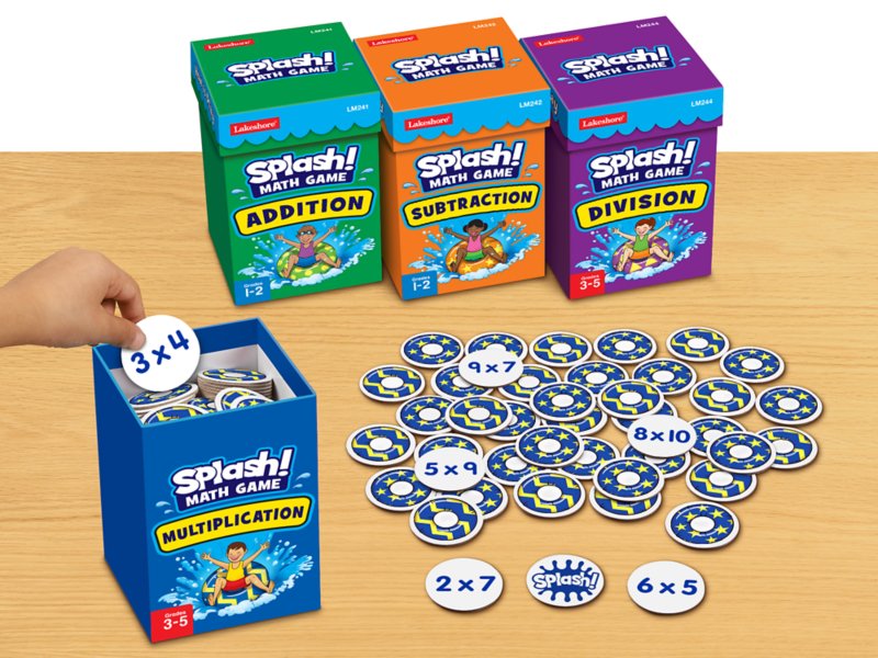 Splash! Math Games - Complete Set at Lakeshore Learning