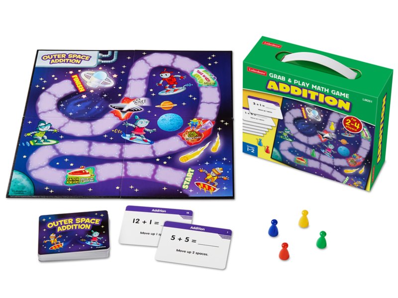 Addition Grab & Play Game - Gr. 1-2 at Lakeshore Learning