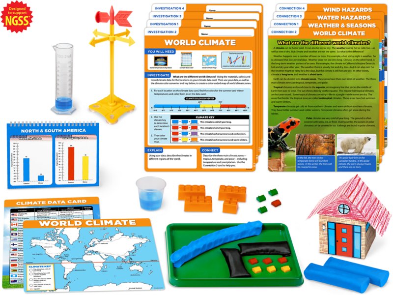 Meet the Standards Weather & Climate Kit - Gr. 3 at Lakeshore Learning