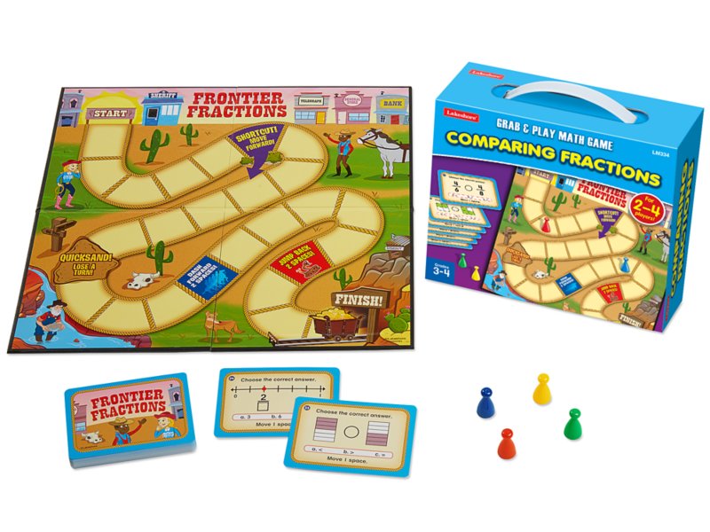 Comparing Fractions Grab & Play Game - Gr. 3-4 at Lakeshore Learning