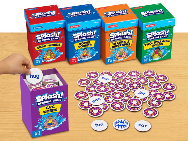 Splash! Reading Games - Complete Set at Lakeshore Learning