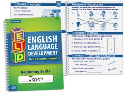 Beginning Skills Daily English Language Development Journal at ...