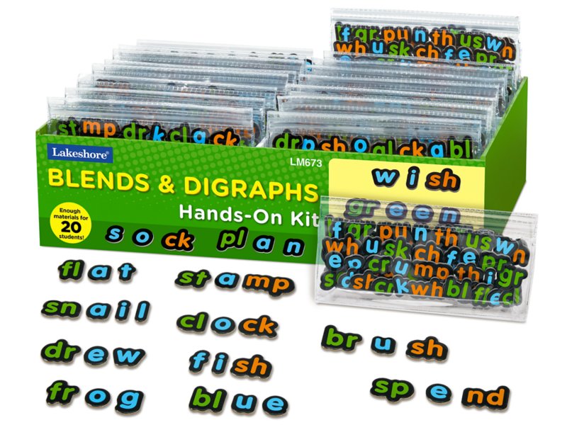 Blends & Digraphs Hands-On Teaching Kit at Lakeshore Learning