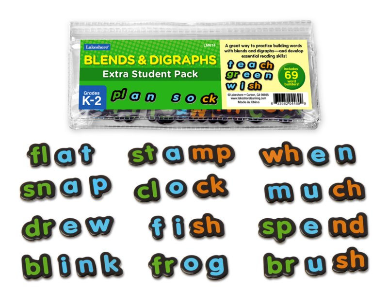 Blends & Digraphs Hands-On Student Pack at Lakeshore Learning